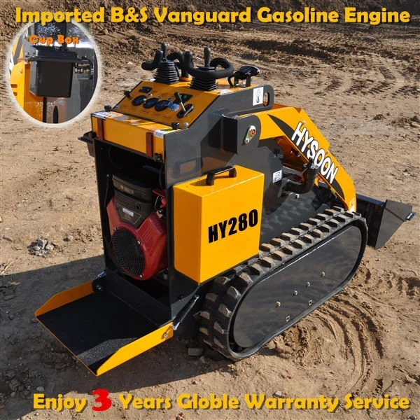 Walk Behind Mini Skid Steer Track Loader For Sale - Buy Walk Behind ...