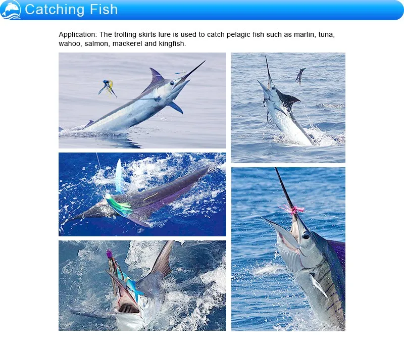 8inch Rigged /unrigged Marlin,Resin Head Trolling Lures - Buy 8inch ...