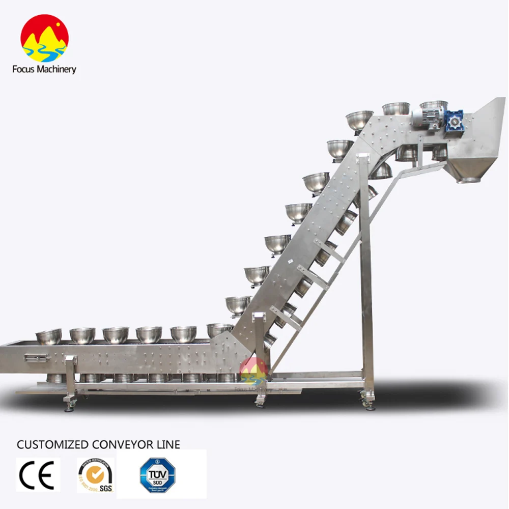 45 Degree Inclined Bowl Conveyor With Stainless Steel And Ce ...