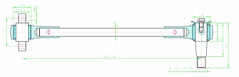 Heavy Duty Truck Parts Bushing Pu Torque Rod 1693531c1 - Buy Pu Torque ...