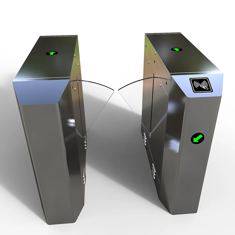 Metro Station Entry Control Bridge Inclined Flap Barrier Gate Turnstile ...