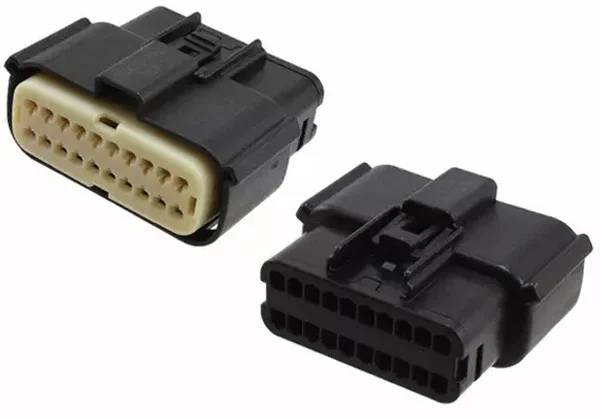 Molex Mx150 여성 커넥터 20 핀 블랙 하우징 플러그 33472-2001 33482-2001 334722001 ...