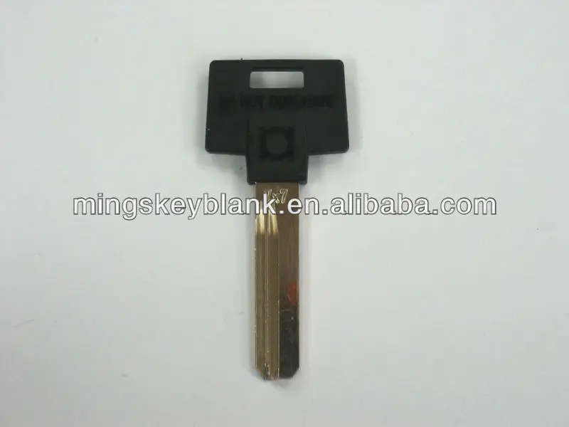 High Quality Nickel Silver in Blade with Black Plastic Head Key Blank ...
