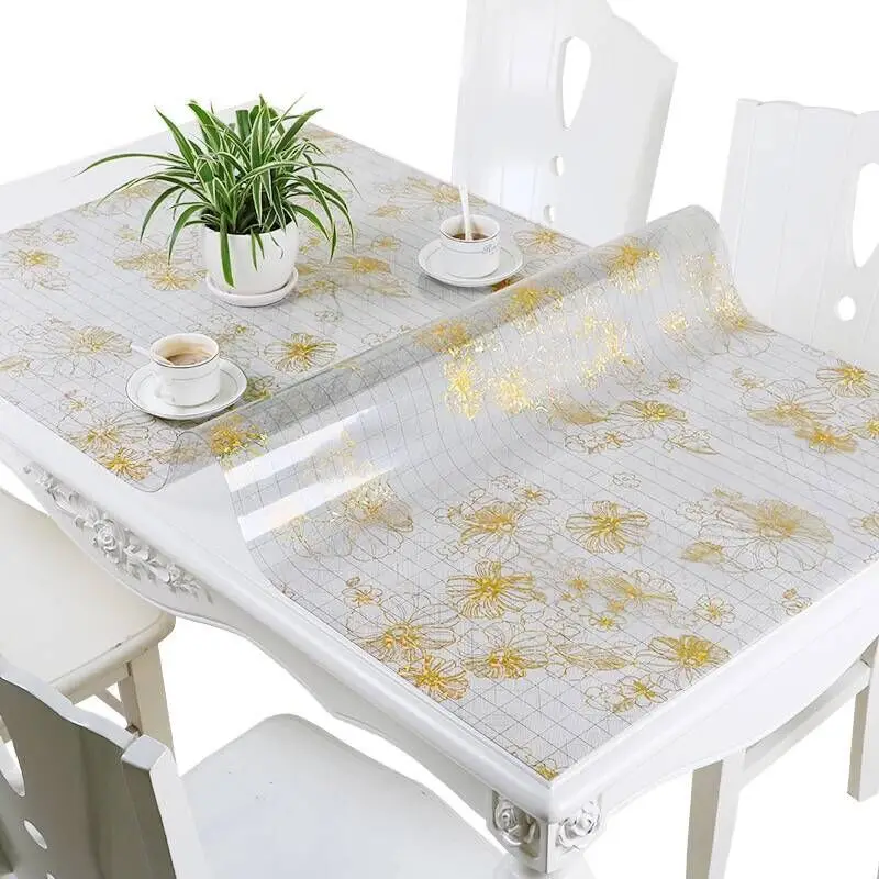 Tablecloth Soft Glass Clear Waterproof Thicken Anti-scalding Pvc Custom ...