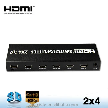 Seamless Hdmi Switcher Splitter 2x4 With Multiview - Buy Hdmi Switch ...