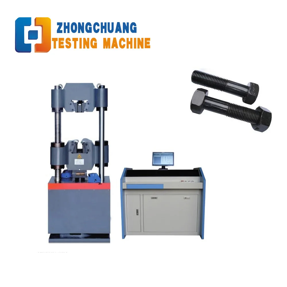 Hotsale 600kn Computerized Electro-hydraulic Bolt Tensile Strength ...