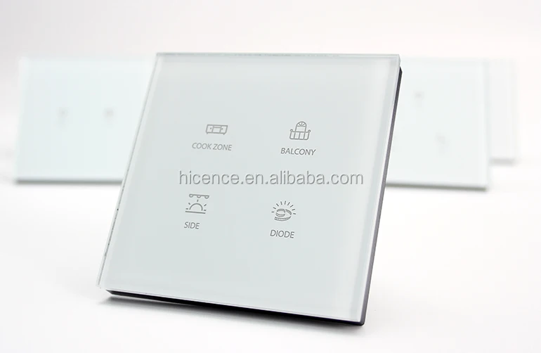 Smart Home Light Modbus RS485 Wall Switch with Customize Icons