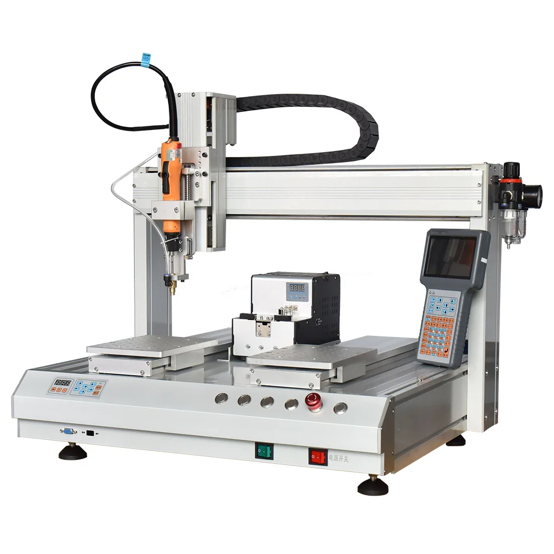 Jl-d5331 Double Platform Desktop Screw Fix Robot Machine - Buy Screw ...