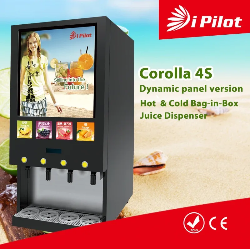 Hot & Cold Bag-in-Box Juice Dispenser - Corolla 4S by Ipilot