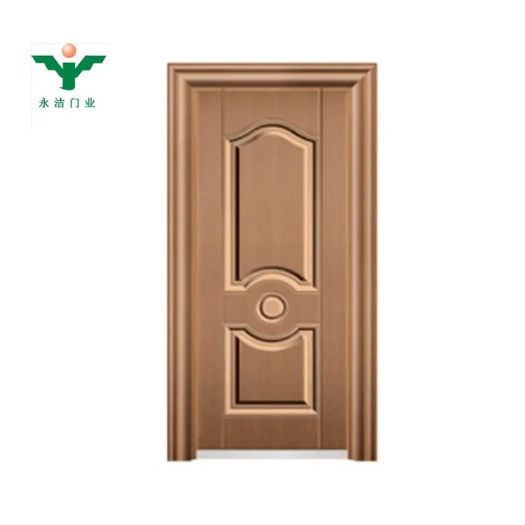 Secure & Stylish: Interior Wooden Door Designs PVC Coated Steel Door