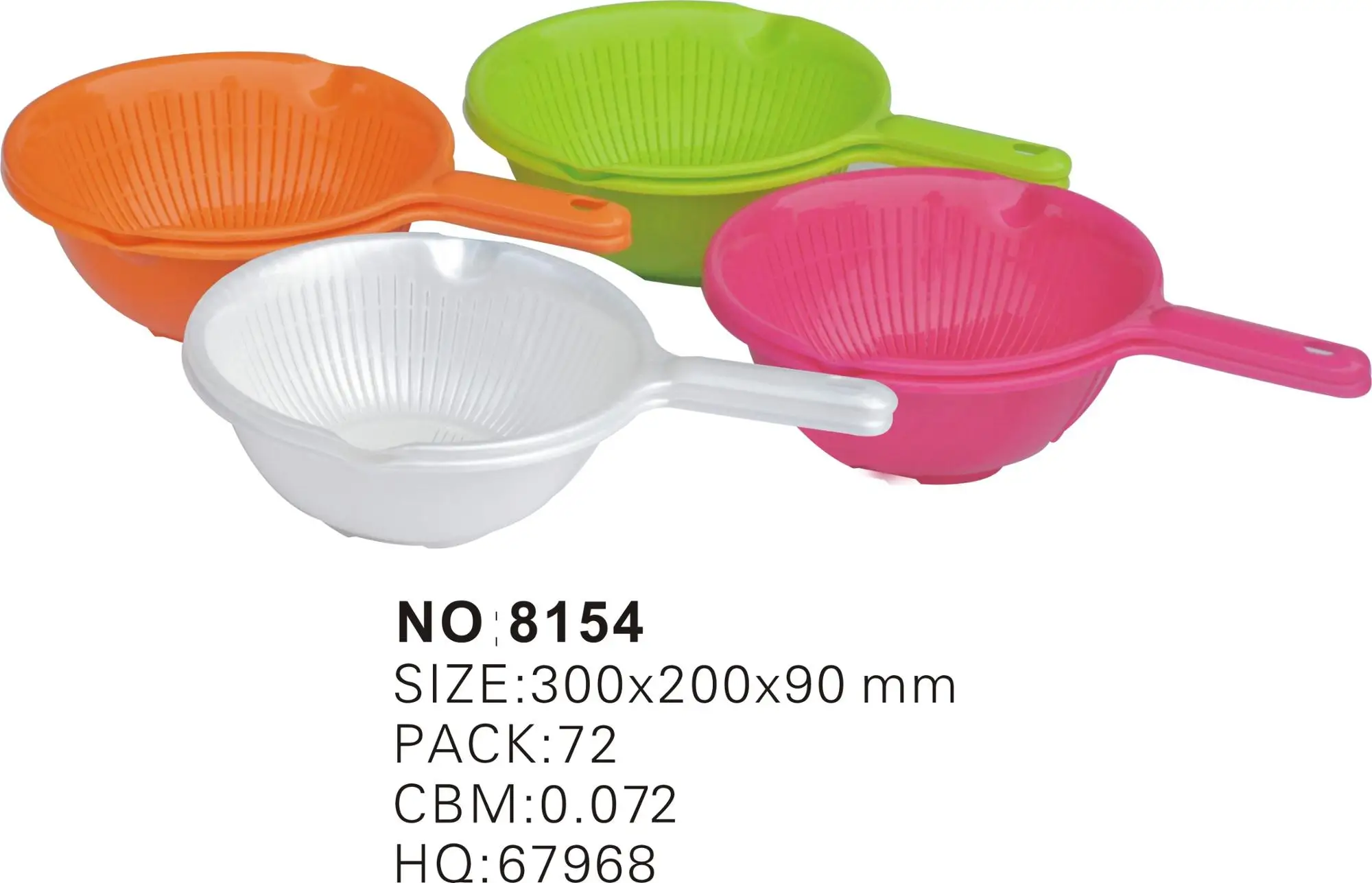 Kitchen Wholesale Plastic Colander Bowl Set Strainer With Handle - Buy ...