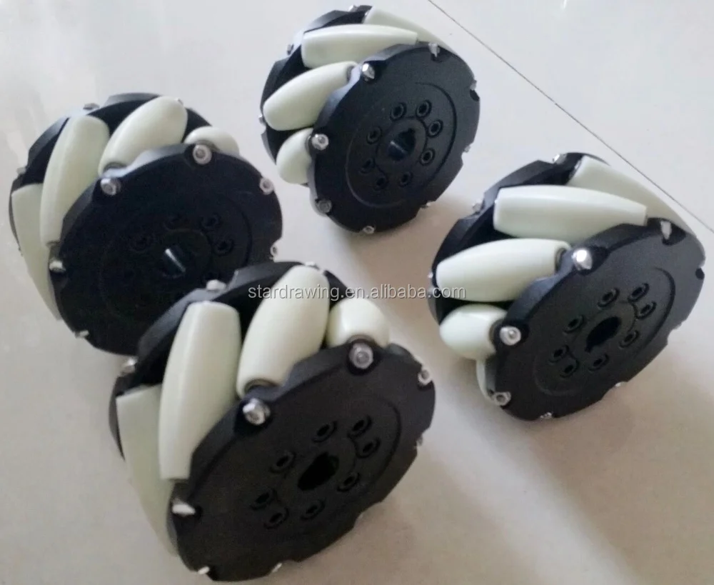 SS 4 Inch Robot Mecanum Wheel - Heavy Duty Omni Wheel