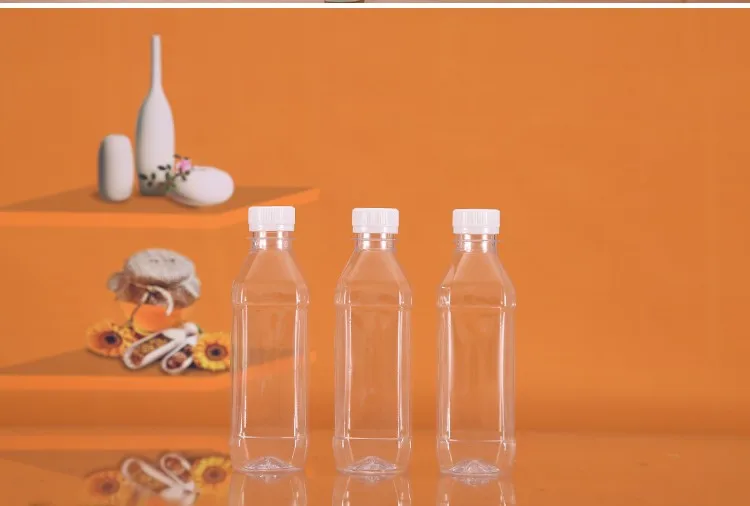 350ml 12oz Disposable Milk Tea Juice Beverage Water Square Packaging ...