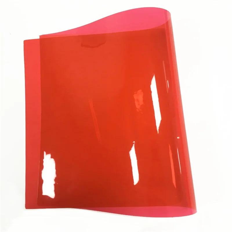 Super Fluorescent Neon Clear Pvc Color Vinyl Film Flexible Transparent ...