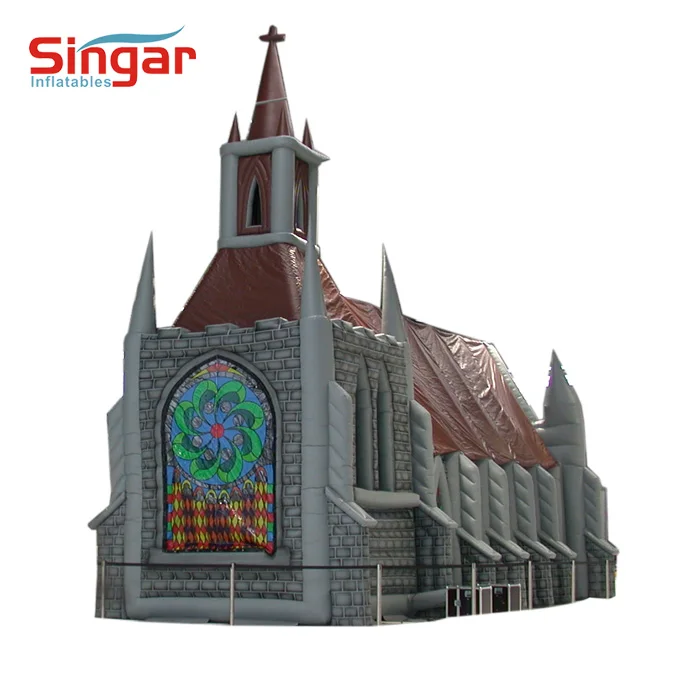 High Quality Inflatable Wedding Church - Singar L0217