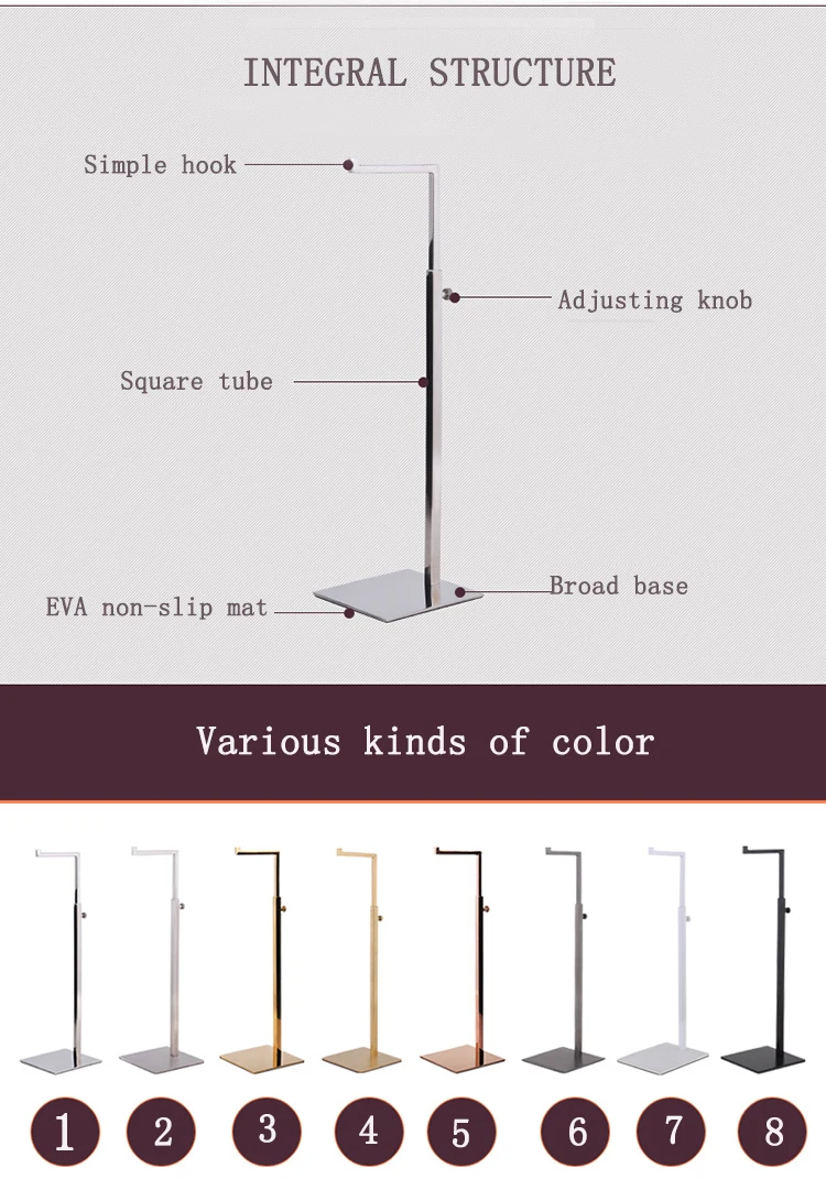 Retail Bags Store Design Fixture Metal Women Purse Handbag Hand Bag ...