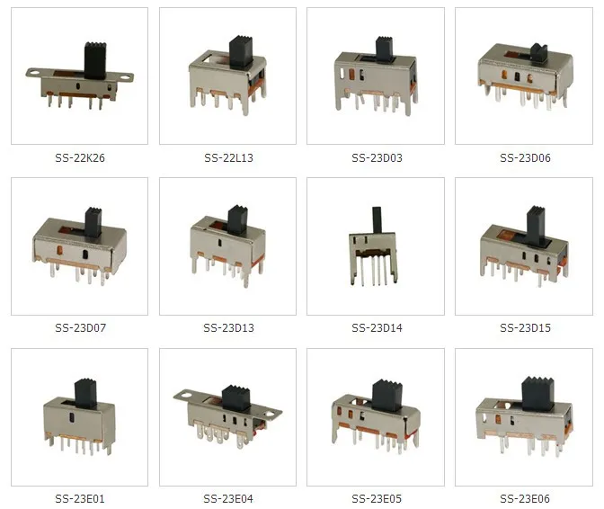 3 Positions Slide Switch Micro On Off Slide Switch Small On Off Slide ...