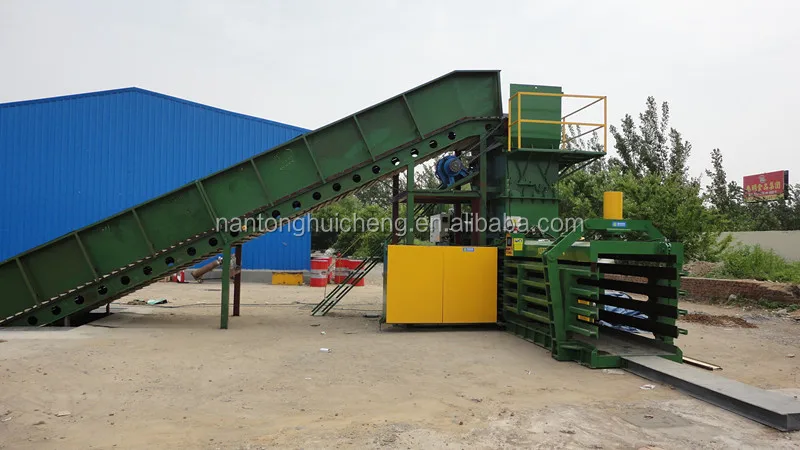 Hydraulic Automatic Waste Paper Carton Box Plastic Bail Press Machine ...