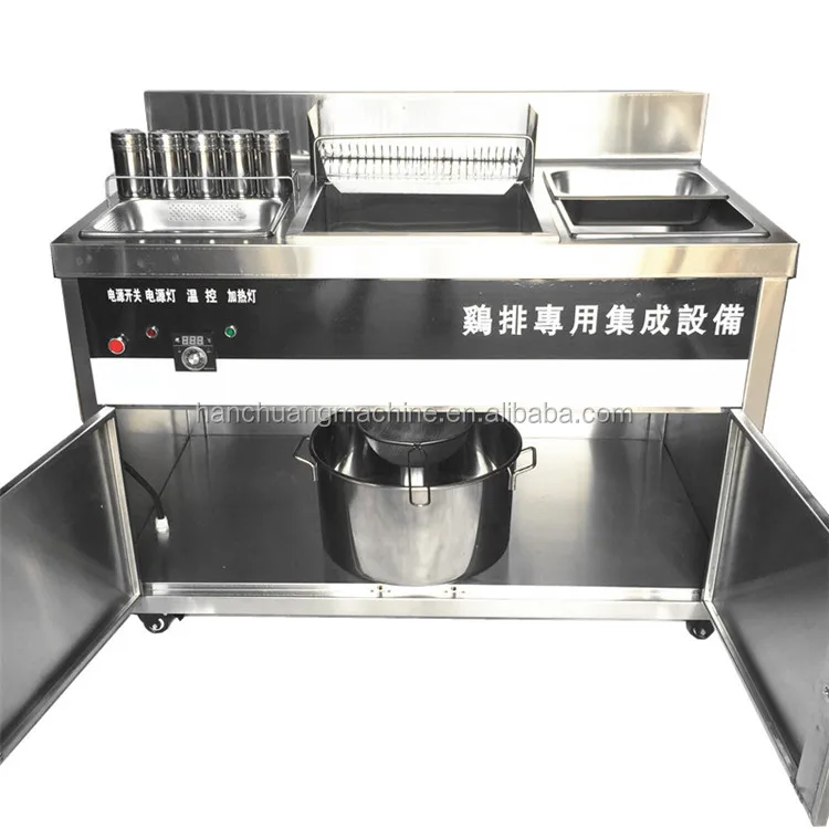 Newest Hot Sale Mobile Fried Chicken Fryer Cart Chips Snack Cart Food ...