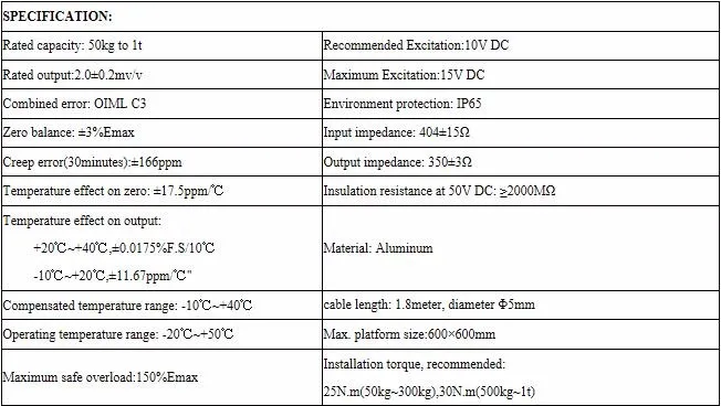 UDA 200KG KELI Load Cell| Alibaba.com