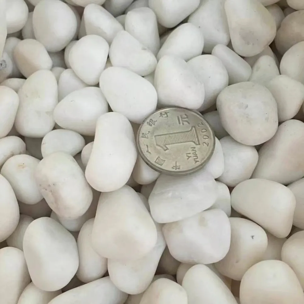Crystal White Tumbled Stone Pebble - Buy White Pebble Stone,Tumbled ...