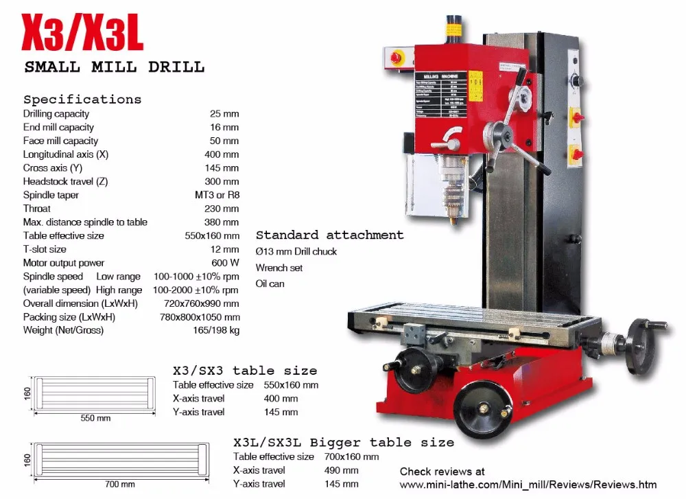 X3 X3l Conventional Cutter Milling Machine Sieg - Buy Cutter Milling Machine,Milling Machine ...