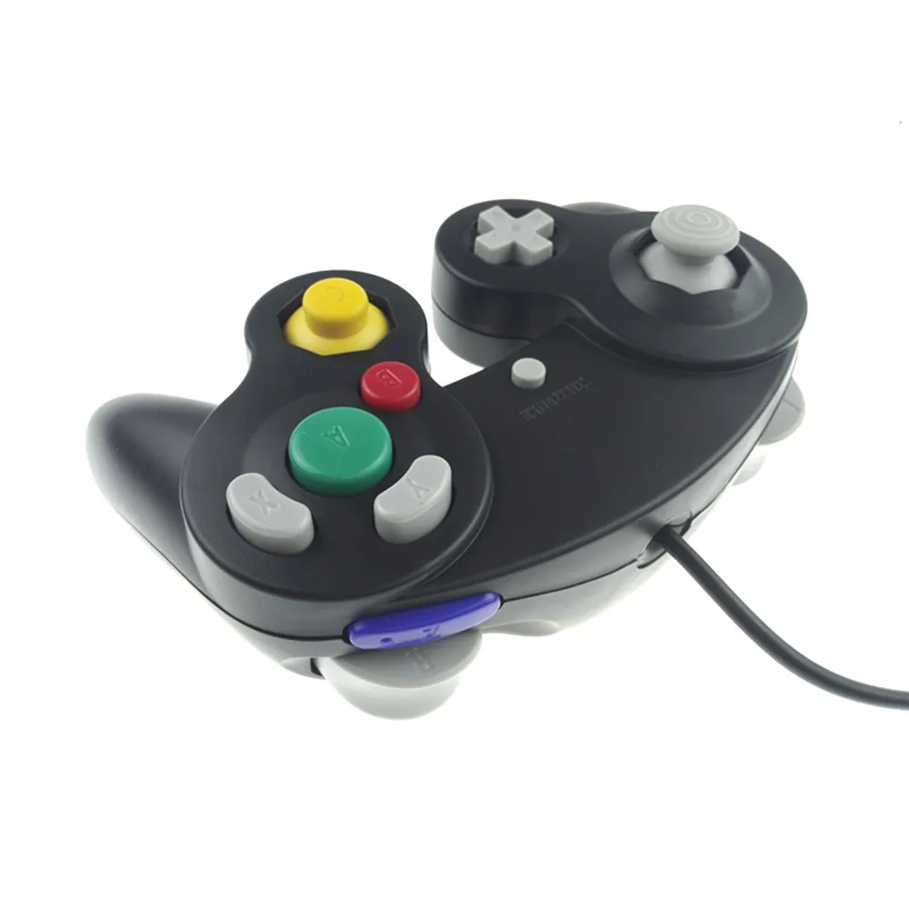 Cheap For Gamecube Ngc Controller Black Wired Controller For Wii ...
