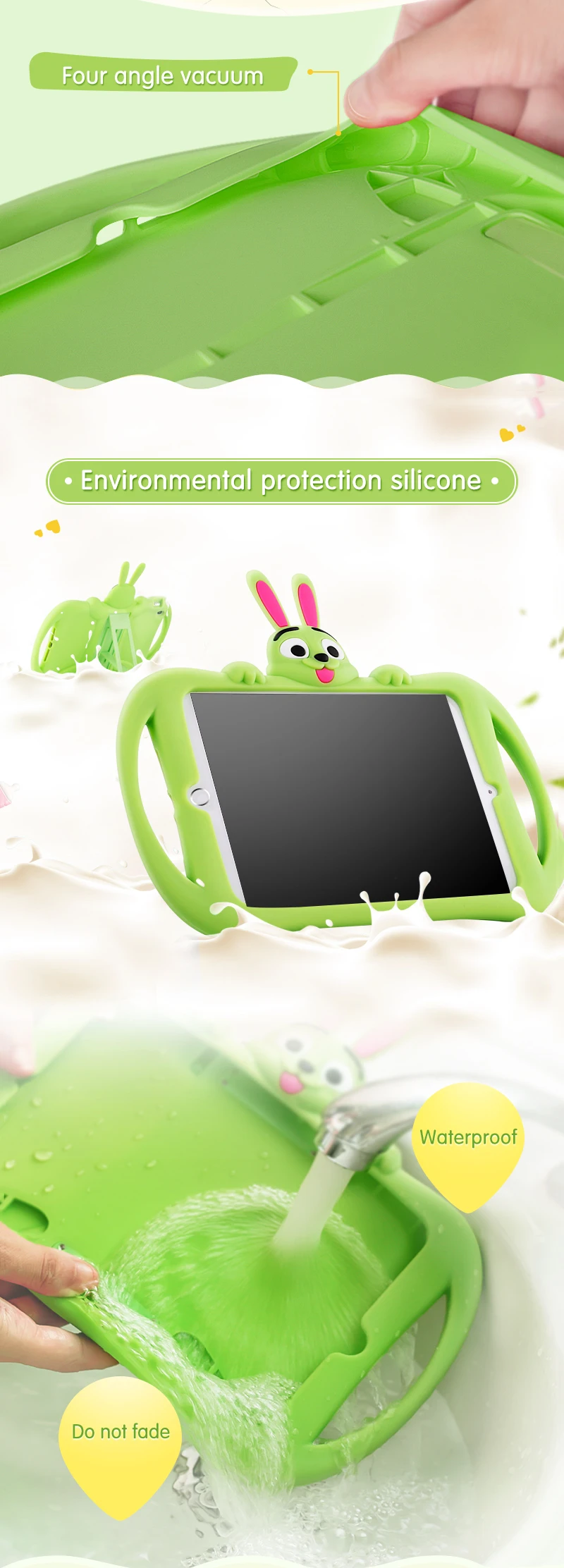 Fashionable Custom Anti Shock Proof Child Kids Cartoon 10 Inch Tablet ...