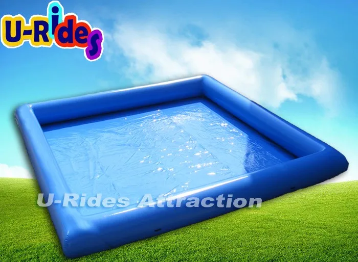 Paddle Boat Blue Color Big Inflatable Swimming Pool For School - Buy ...