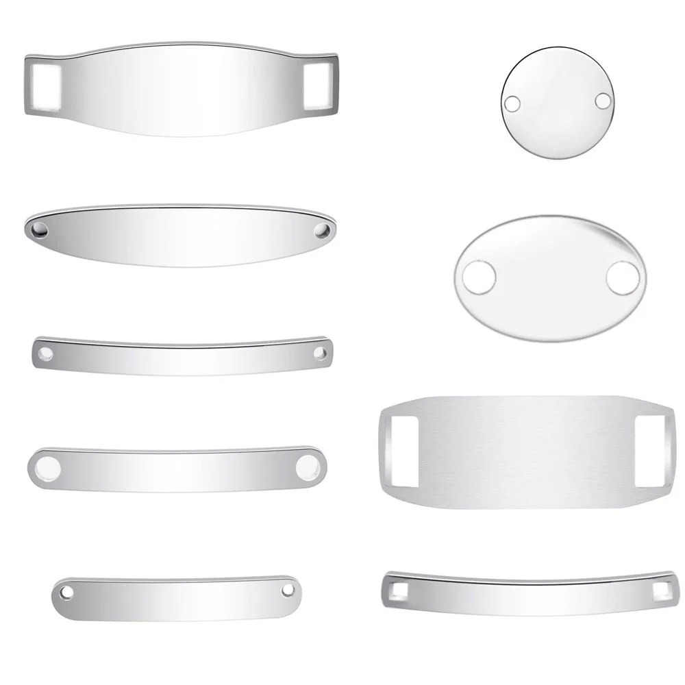 Custom Stainless Steel Blank Plate Engraving logo bar Plate for ...