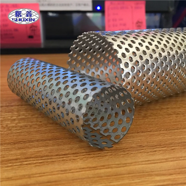 China Stainless Steel Perforated Metal Mesh Tube For Filter - Buy ...