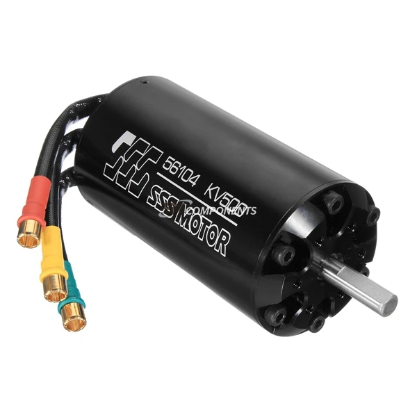 SSS 56104/500KV 6 Poles Brushless Motor For RC Marine Boats Electric ...