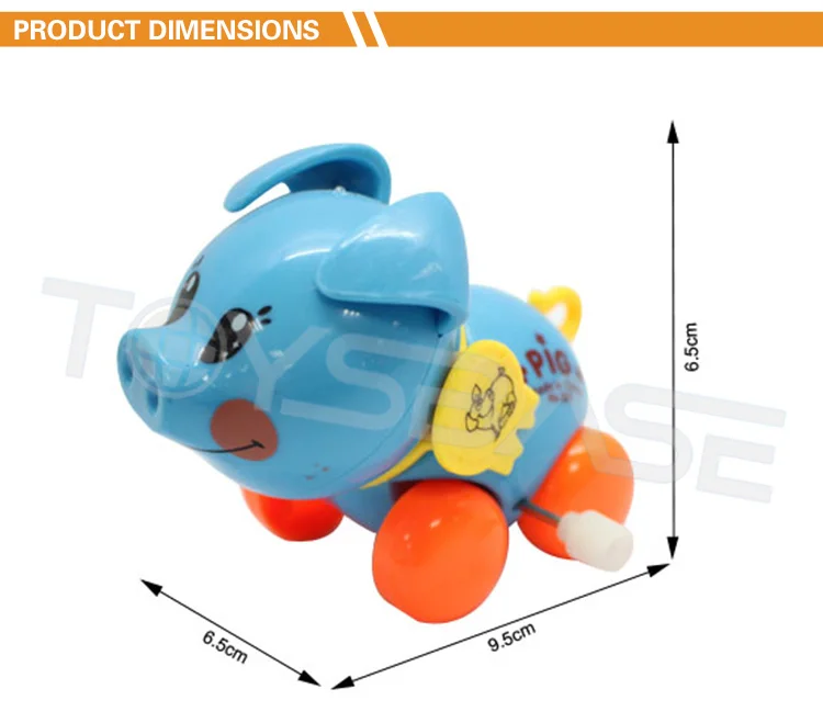 Funny Mini Plastic Pig Wind Up Toy Parts With 12pcs - Buy Wind Up Toy ...