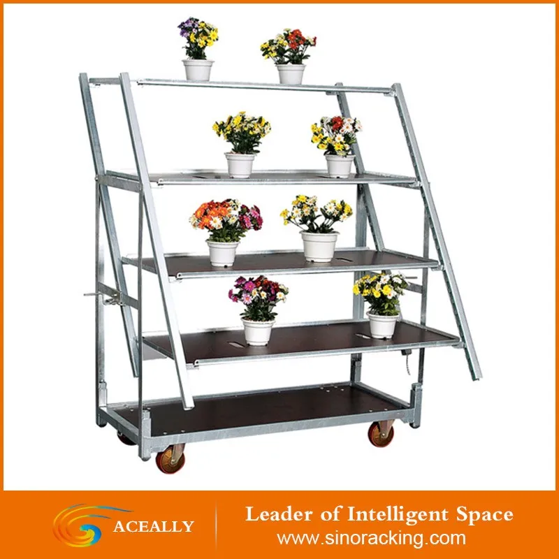 Greenhouse/ Garden Center Plant Trolley - Buy Plant Transportion ...