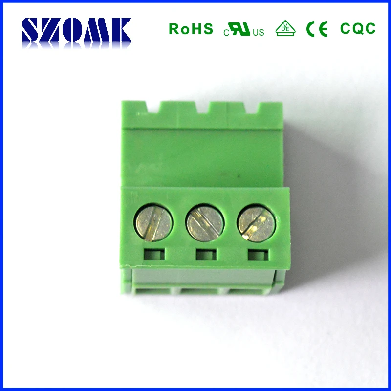 Phoenix Contact Pluggable Terminal Block 3 Pins And 4 Pins 16a 300v 22 ...