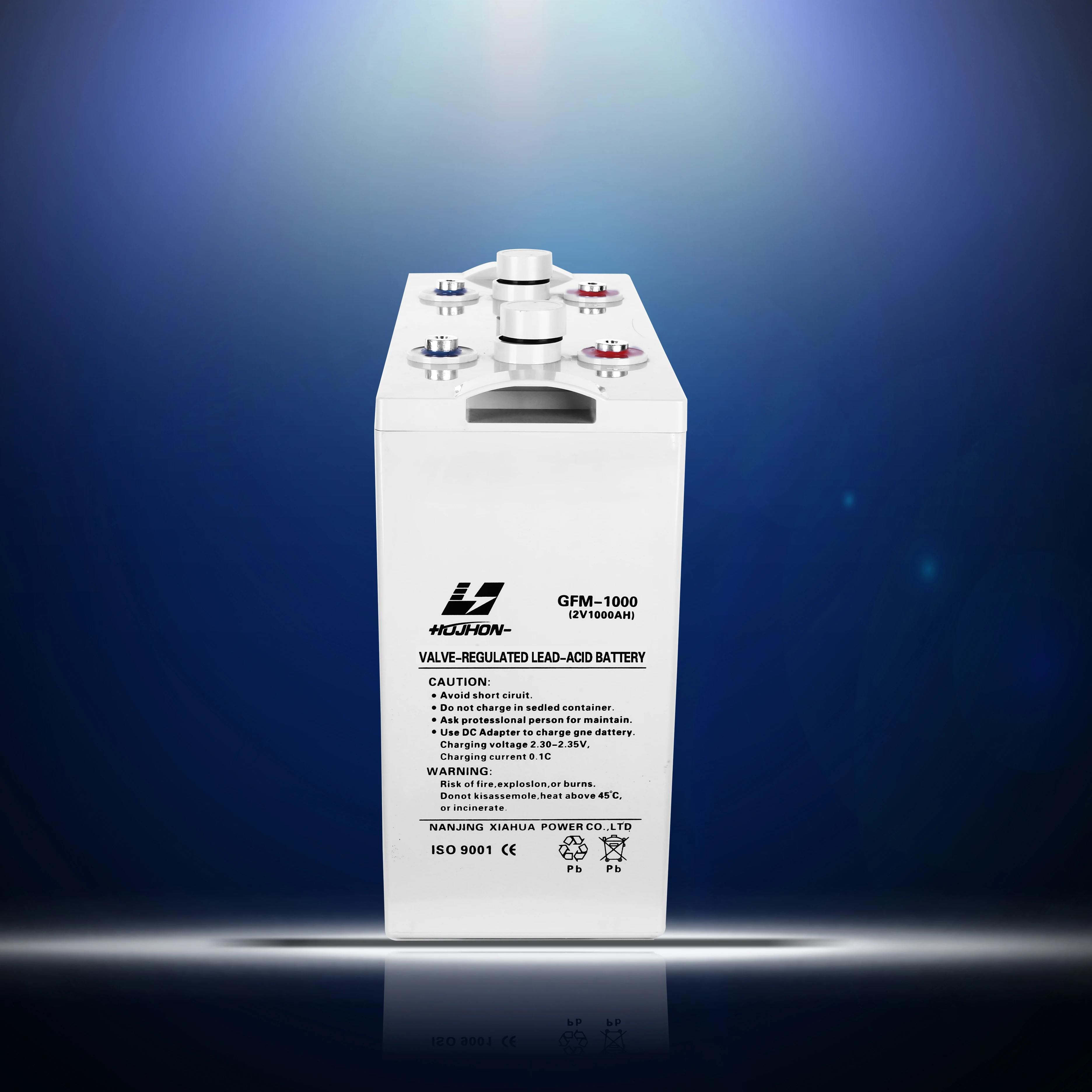 Rechargeable 2 Volt 1000ah Sealed Lead Acid Battery Deep Cycle 2v ...