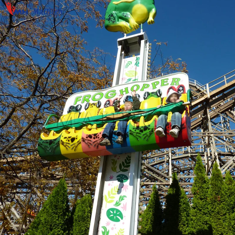 China Amusement Park Free Fall Tower Rides Frog Jumping Hopper For Sale ...