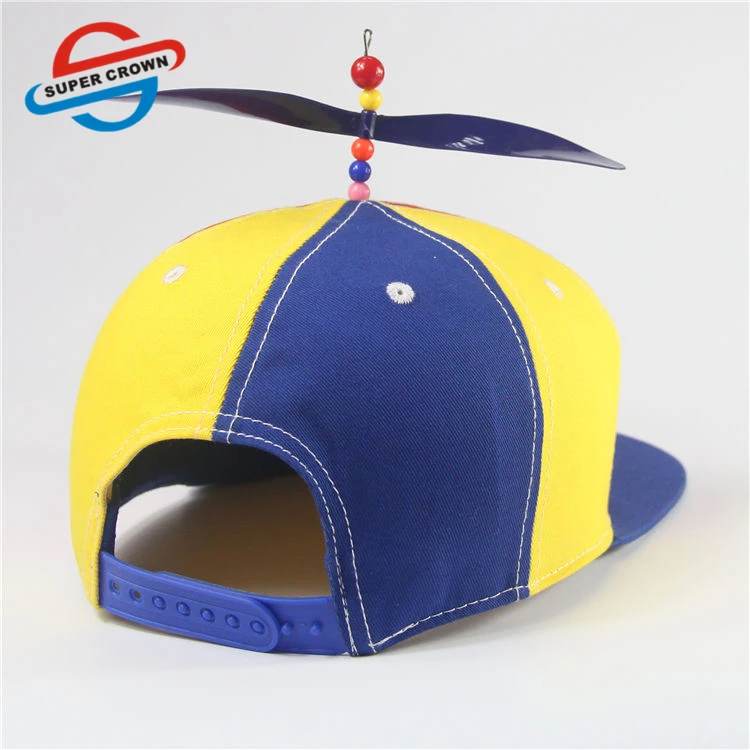 Hot Selling Custom Mixed Color Propeller Cap Hat With Propeller - Buy ...