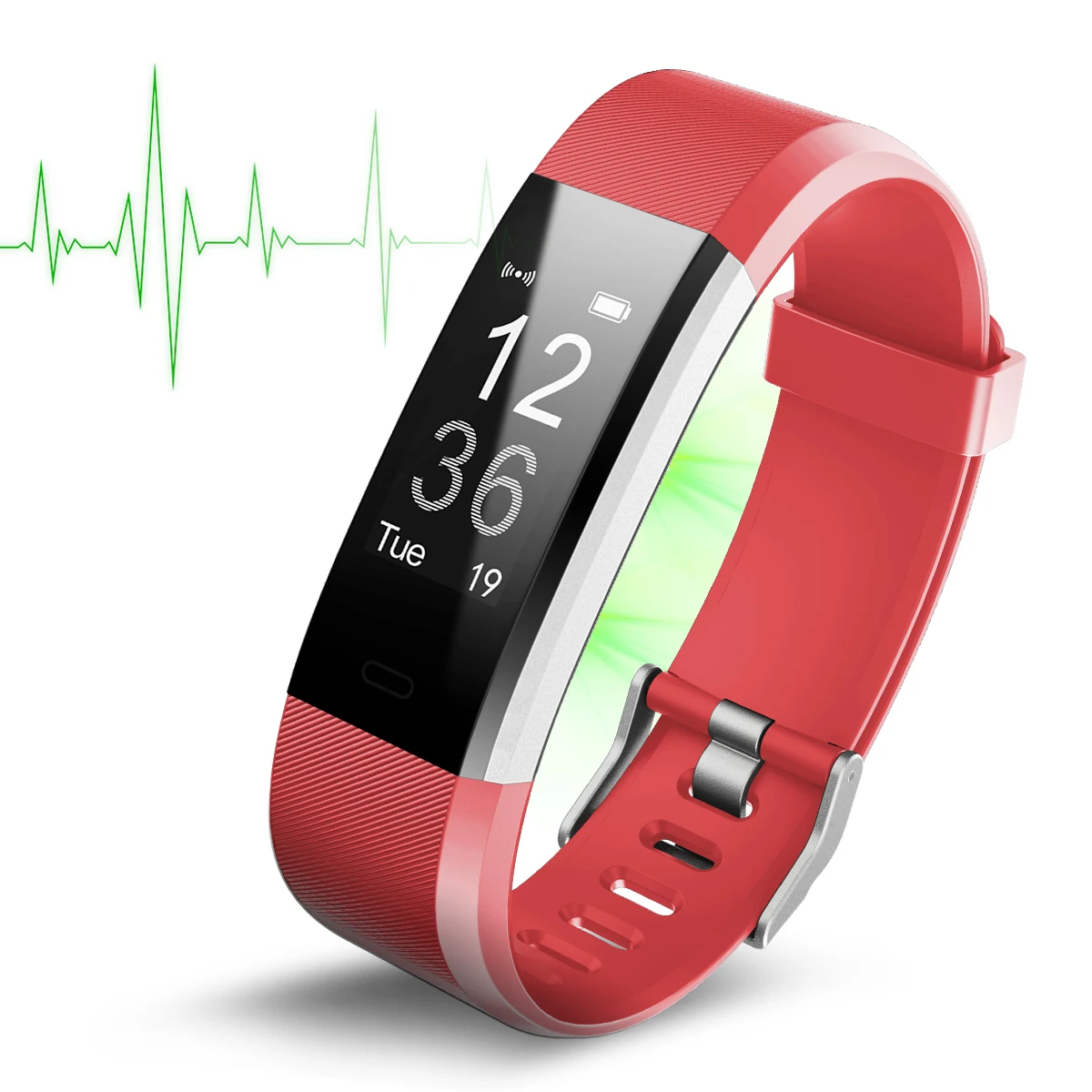 Free Shipping Id115 Plus Id115plus Hr Smart Bracelet Sports Wristband ...