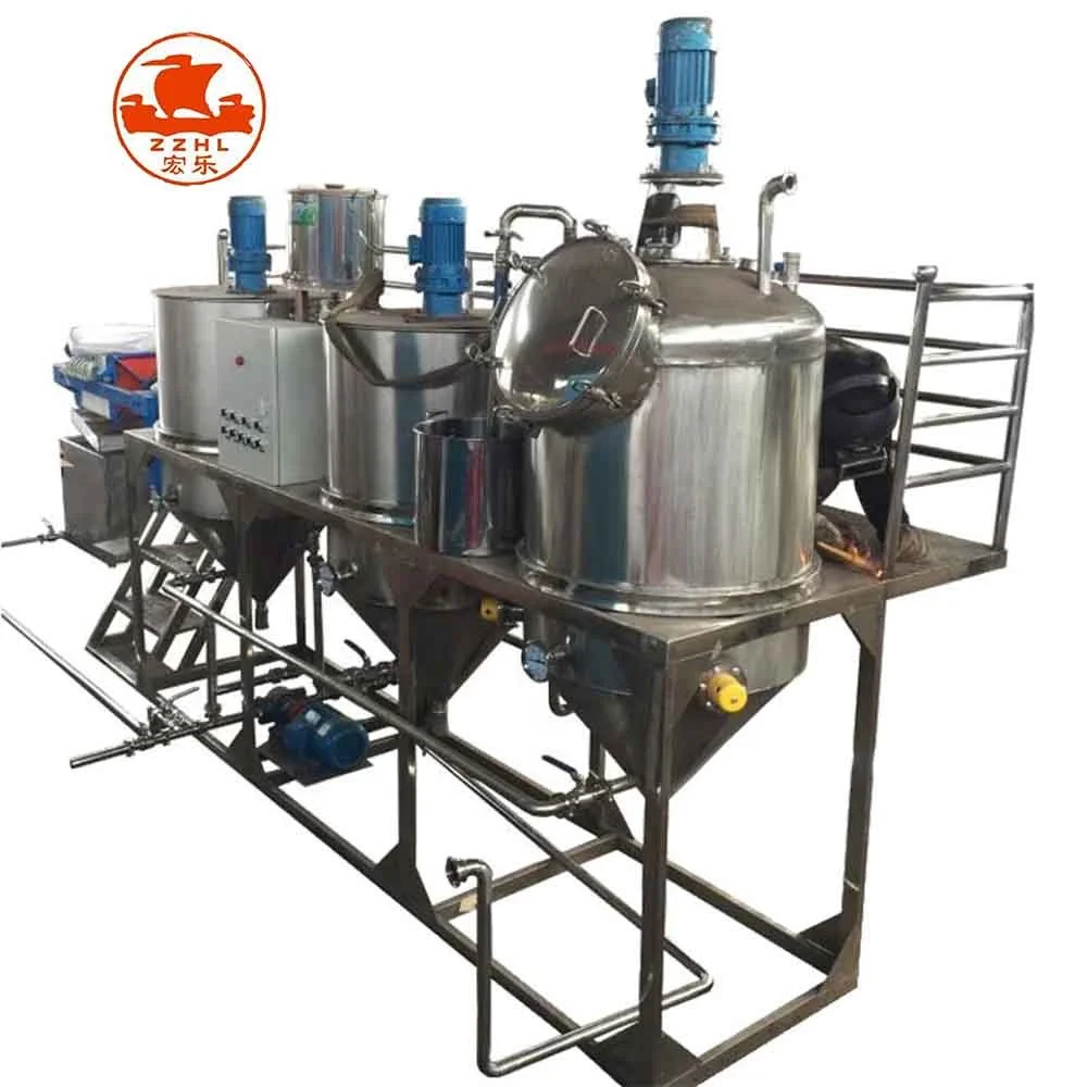 Palm Oil Refining Machine Crude Palm Oil Refinery Plant - Buy High ...