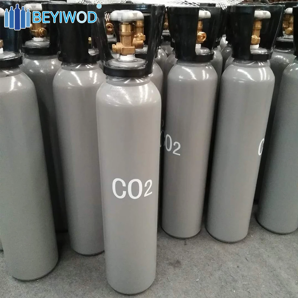 6.5kg 13kg 10l 20l Seamless Steel Small Co2 Gas Cylinder With Trolley ...
