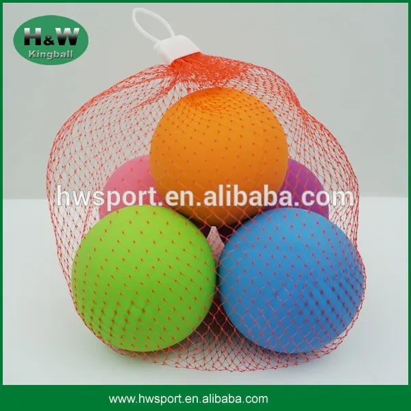 Cheap Pink Hollow Rubber Bouncing Ball - Fun & Promotional