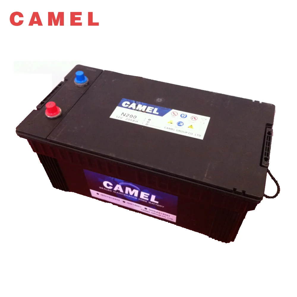 Camel N200MF Battery - 12V 200ah Maintenance Free Truck Battery