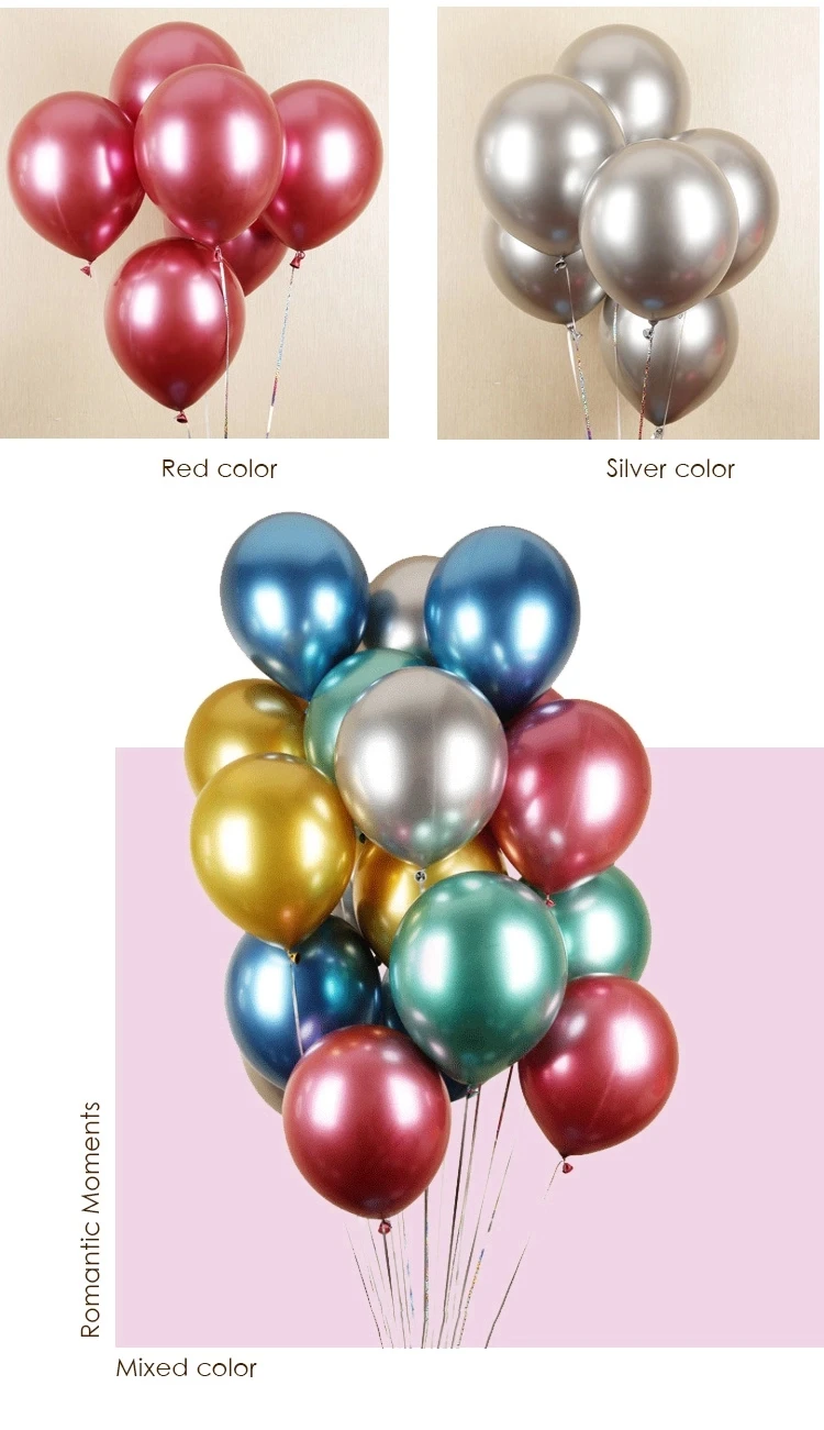 Wholesale High Quality Helium Metallic Latex Material Balloon - Buy ...