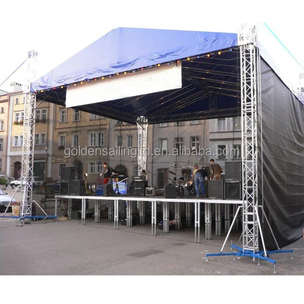 Assembling Stage Truss Roof For Event Stage - Buy Assembling Stage Truss Roof,Outdoor Stage ...