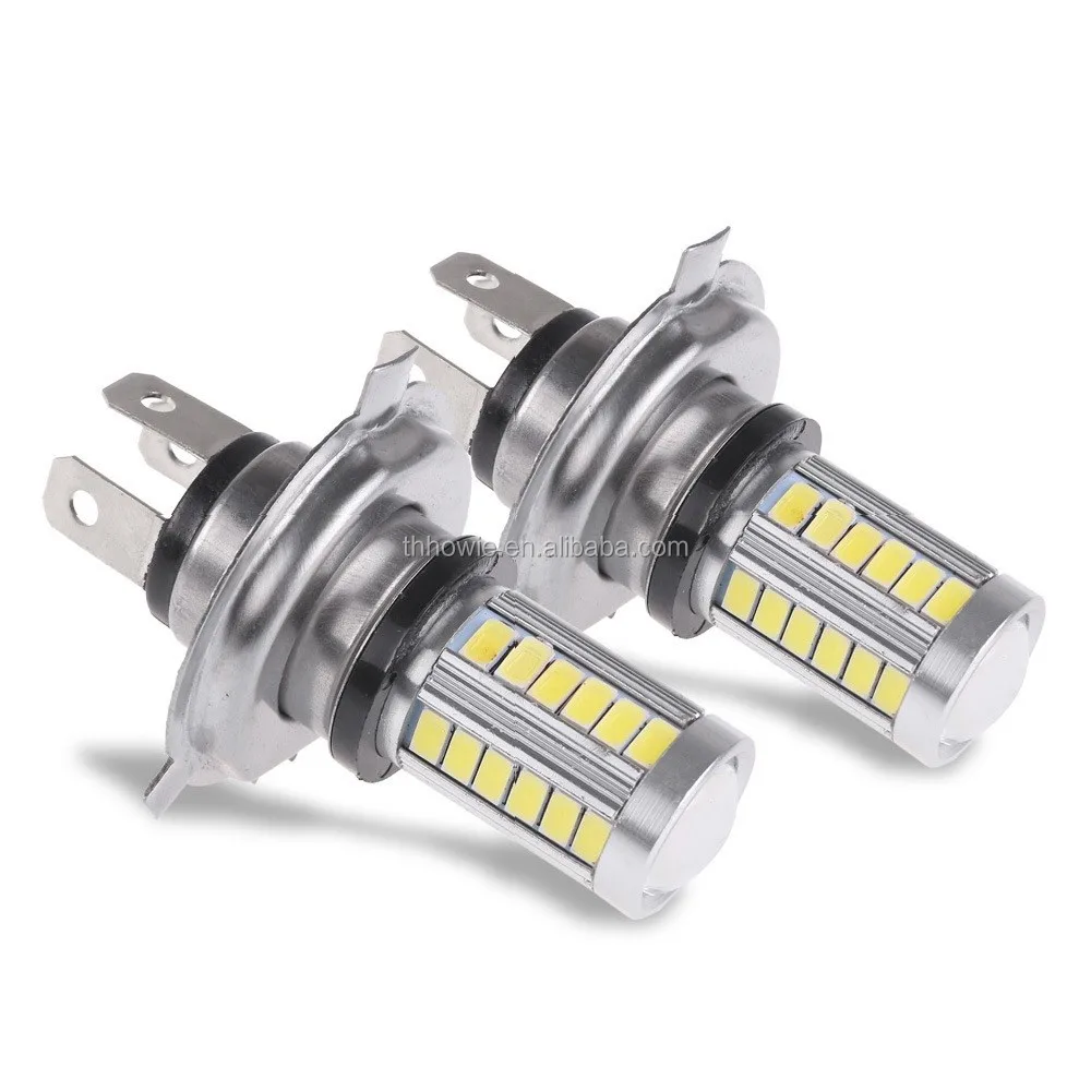 Universal H4 Socket High Low Beam 5730 Chip 33 Smd Car Led Headlight ...
