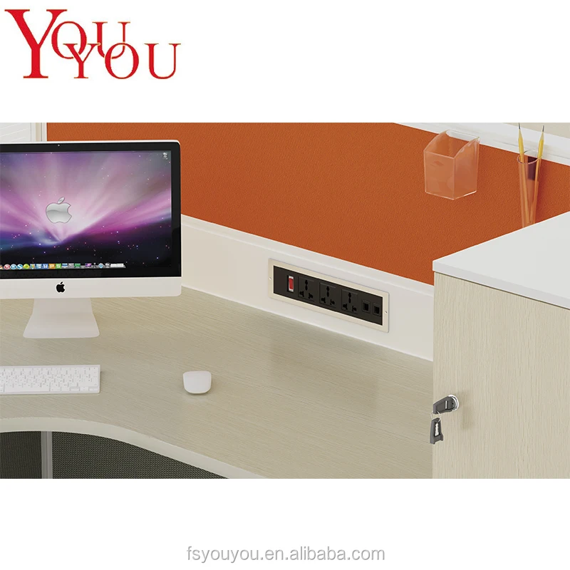 Workstation Desktop Pc 6 Seater Workstation Four People Office ...