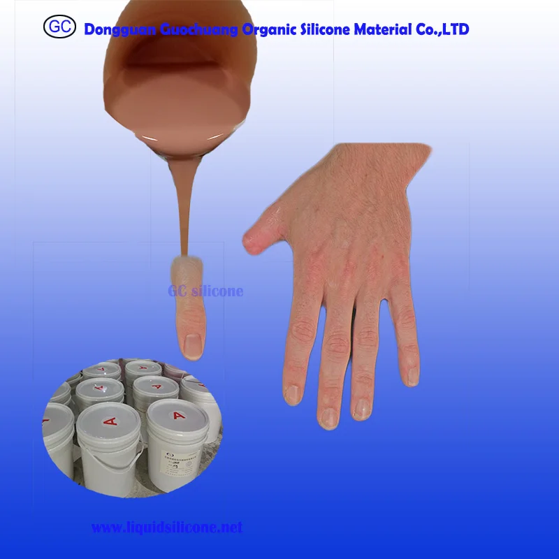 Medical Grade Rtv2 Liquid Silicone Mold Making For Prosthetic Toes ...