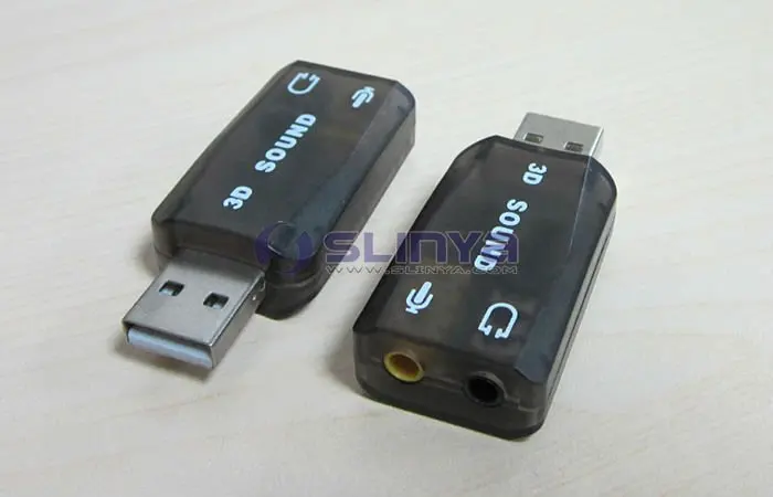 3.5mm Dual Port Usb Sound Card 5.1ch 2.0 Usb Sound Audio Card - Buy Usb ...