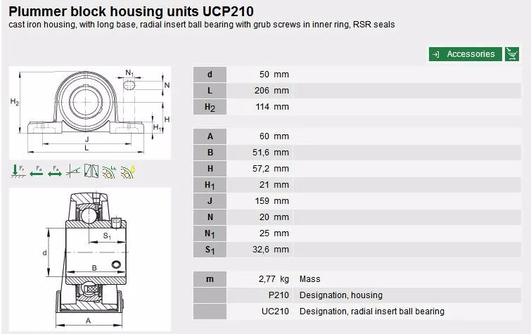 P210 Nsk Ucp210 Pillow Block Bearing Ucp210 - Buy Ucp210 Pillow Block Bearing Product on Alibaba.com